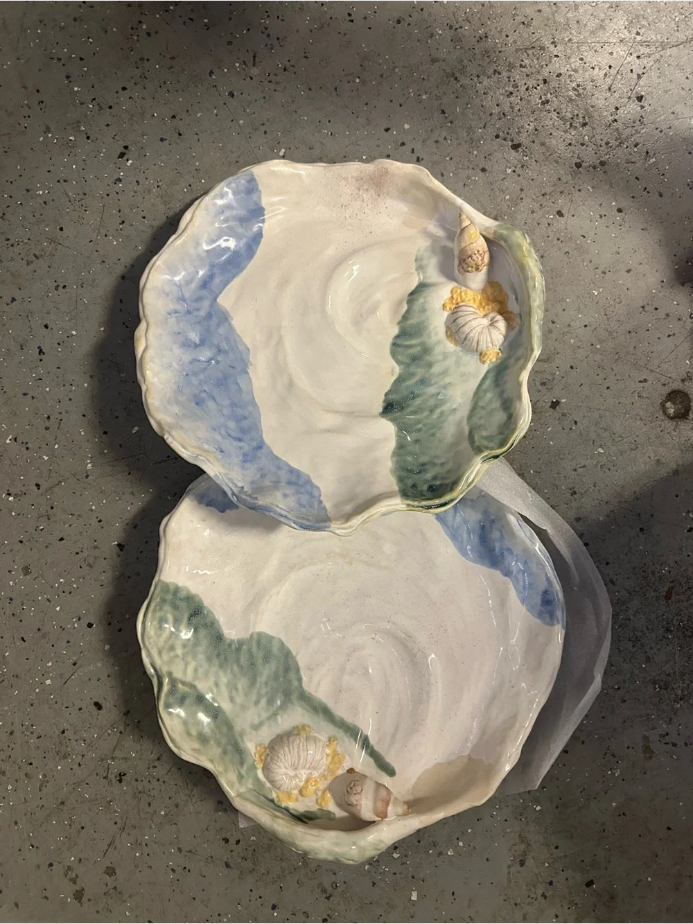 abigial italy | Dining | Abigail Italy Potery Seaside Splash Plates ...